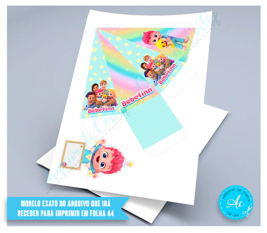 Arquivo kit festa Bebefinn #1 - Arquivo de corte