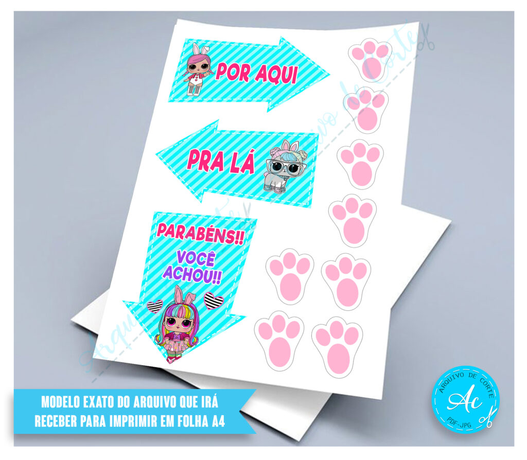 Arquivo Caça aos ovos LOL #1 - Arquivo de corte